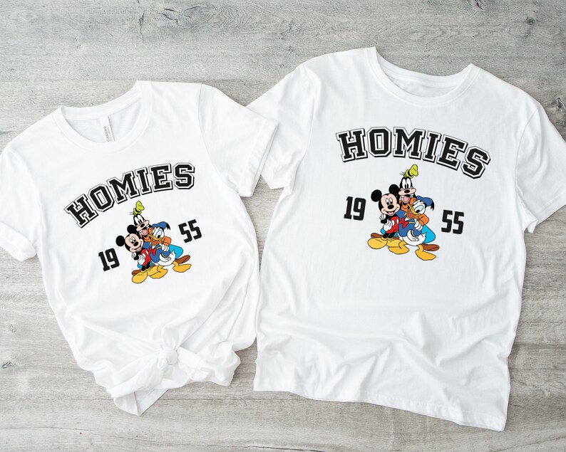 Homies Mickey and Donald Svg Png, Family Vacation Trip Svg, Cricut ...