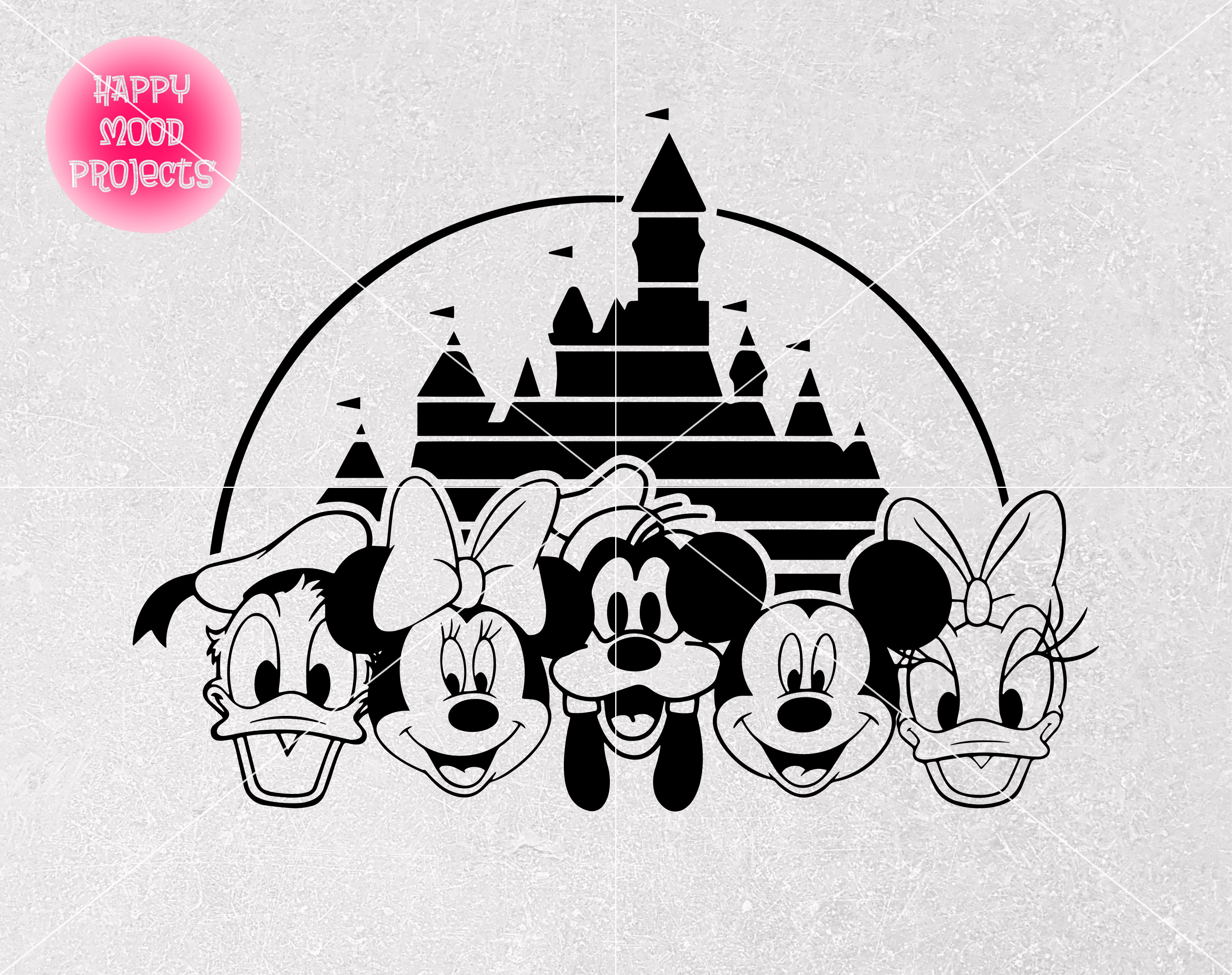 Silueta De Castillo Princesa Disney