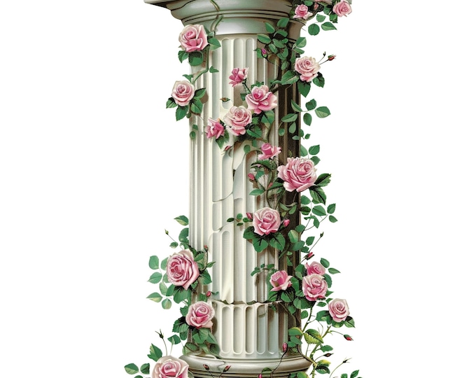 Roman Column SVG Column PNG Roman DXF Laser Machine Cut File Printable ...
