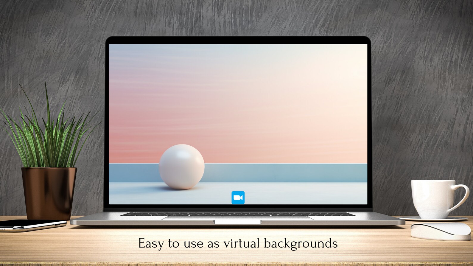 Zoom Background, Abstract Desert Edition, 12 PNG Images in High Quality ...