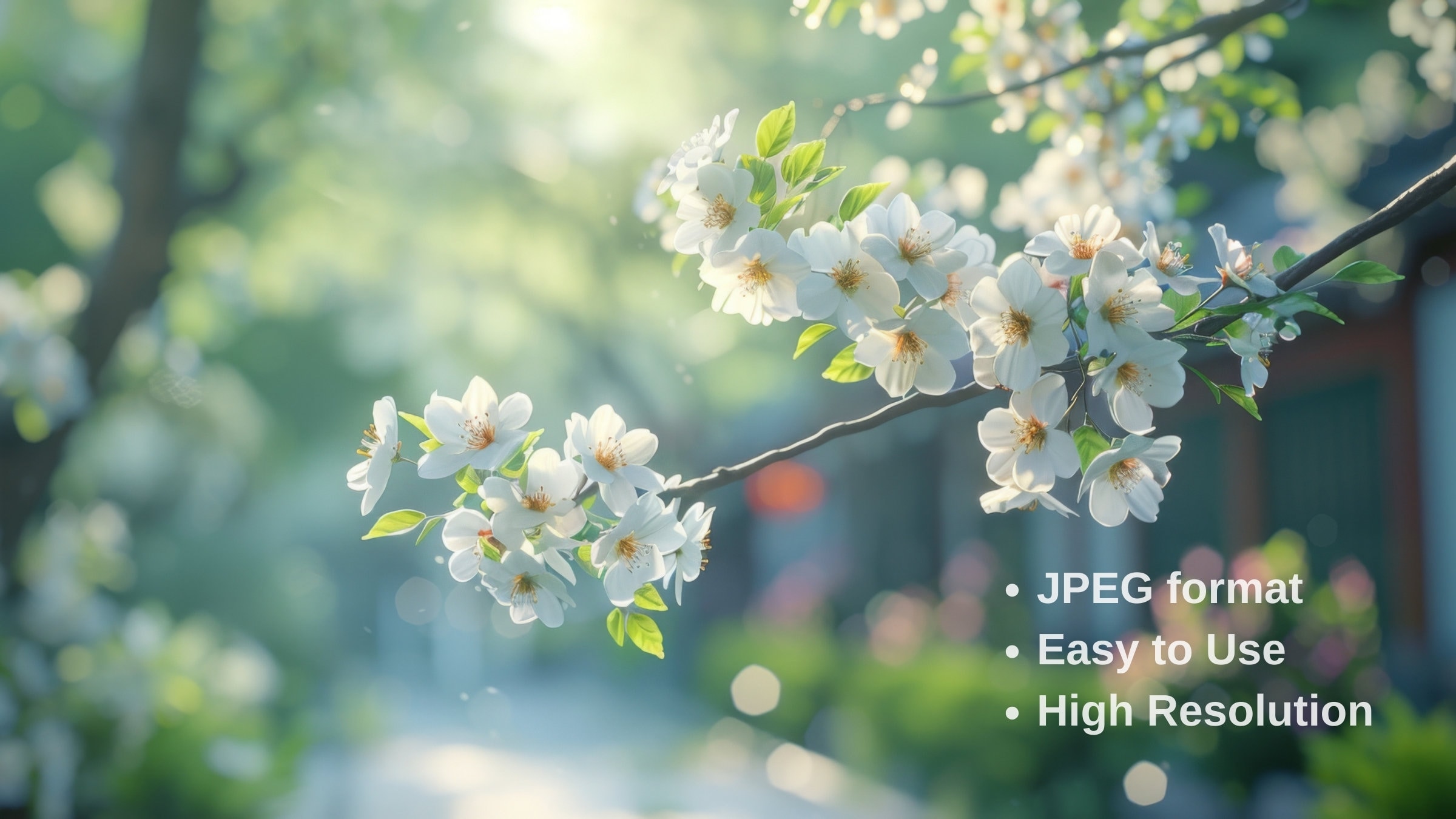 Zoom Background With Cherry Blossom, 12 JPEG Images in High Quality ...