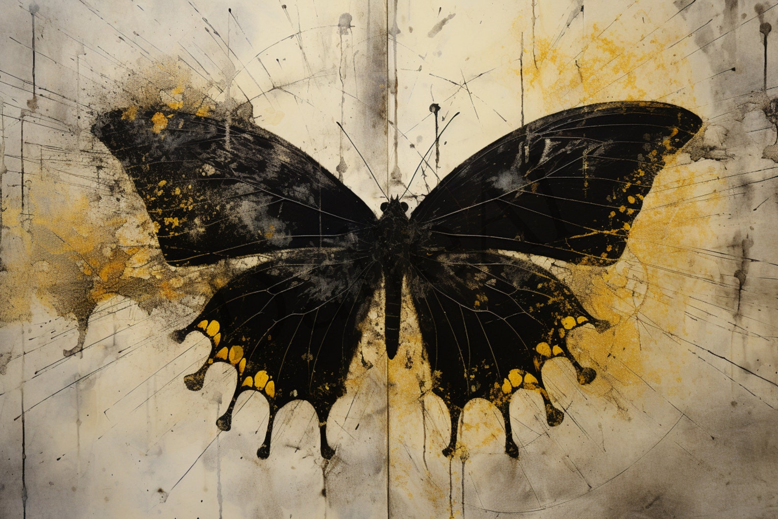 Butterfly Artwork, Set of 10 PNG Images in High Resolution, Digital ...