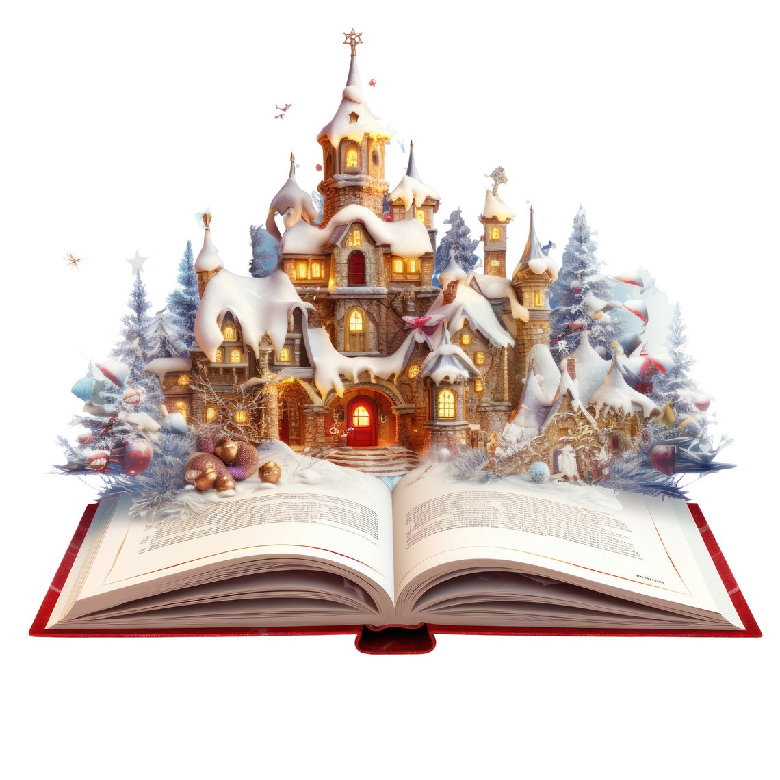 Open Book Clipart Magic Books Clipart in PNG Format - Etsy