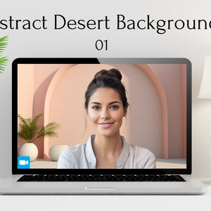 Zoom Background, Abstract Desert Edition, 12 PNG Images in High Quality ...