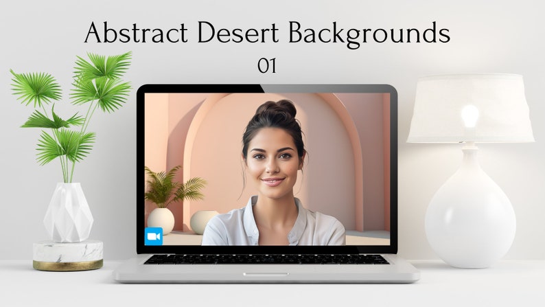 Zoom Background, Abstract Desert Edition, 12 PNG Images in High Quality ...