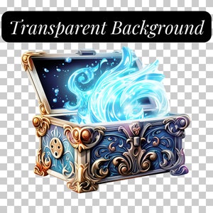 Magic Boxes Clipart, 18 Digital Images in PNG Format for Illustrations ...