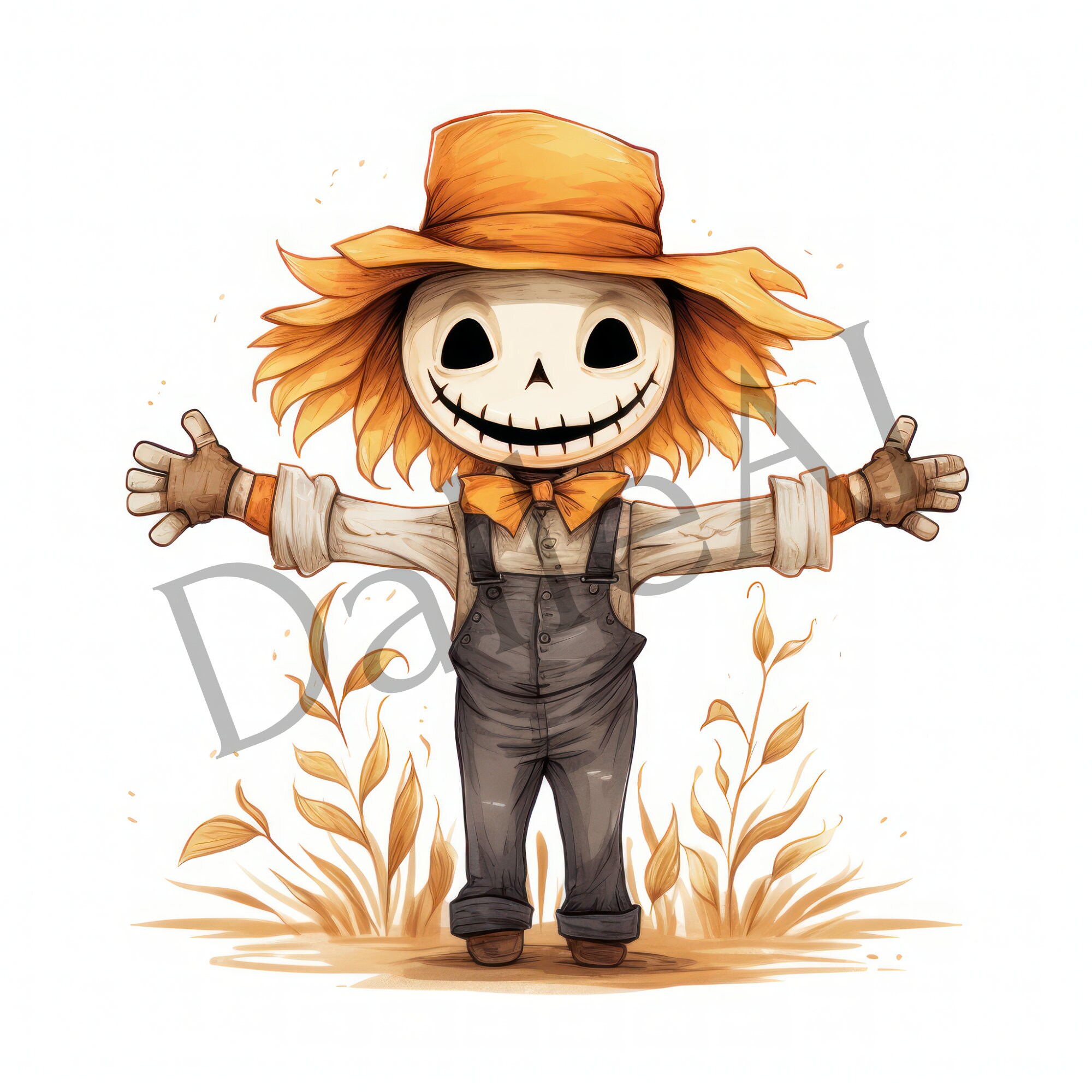 Scarecrow Mega Bundle of Over 130 PNG Images, High Quality Images, Wall ...