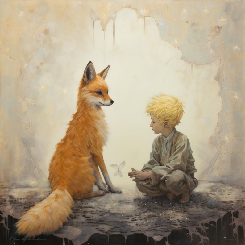 Póster El Principito 4K, acuarela, 3 imágenes PNG, alta calidad - Etsy ...