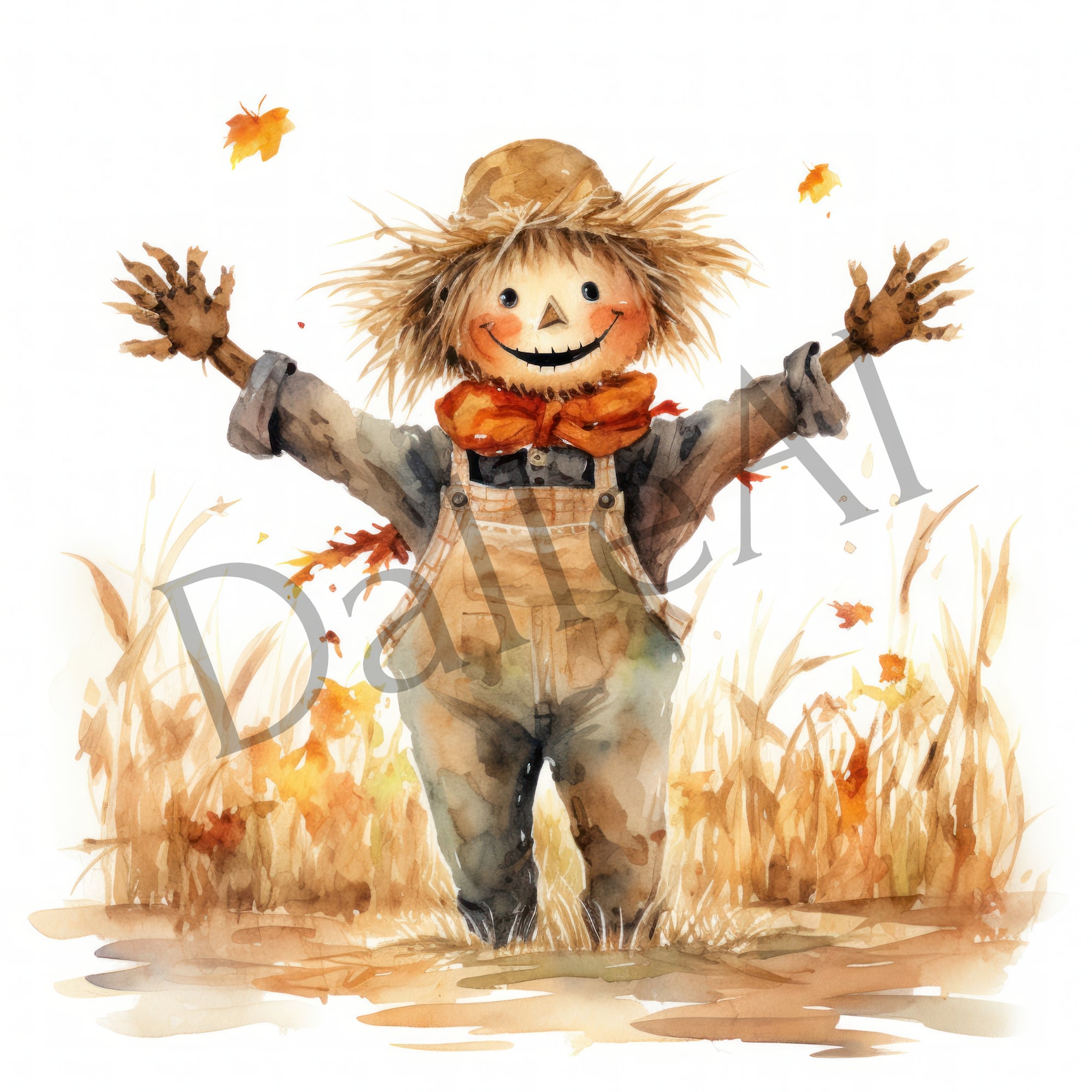 Scarecrow Clipart Set of 38 PNG Images High Quality Images - Etsy