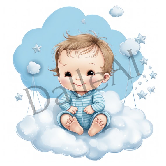 Cute Baby Boy Clip Art Printables Cute Baby Boy For Baby Shower