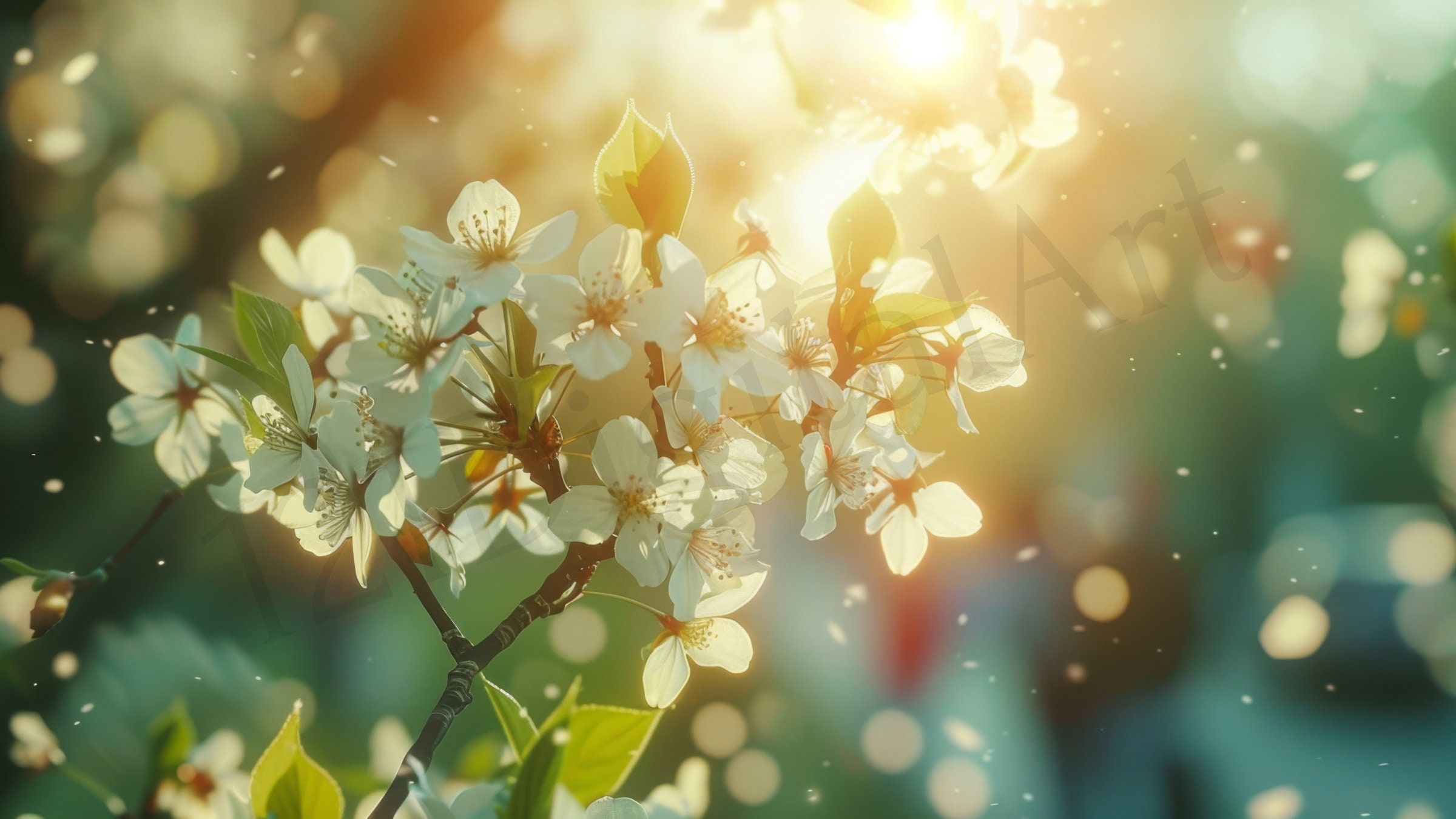 Zoom Background With Cherry Blossom, 12 JPEG Images in High Quality ...