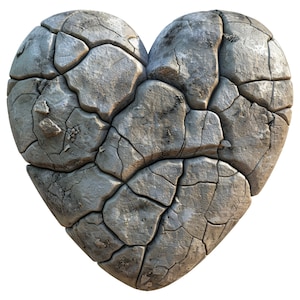 Stone Heart Clipart, 11 Digital Images in PNG Format for Valentine ...