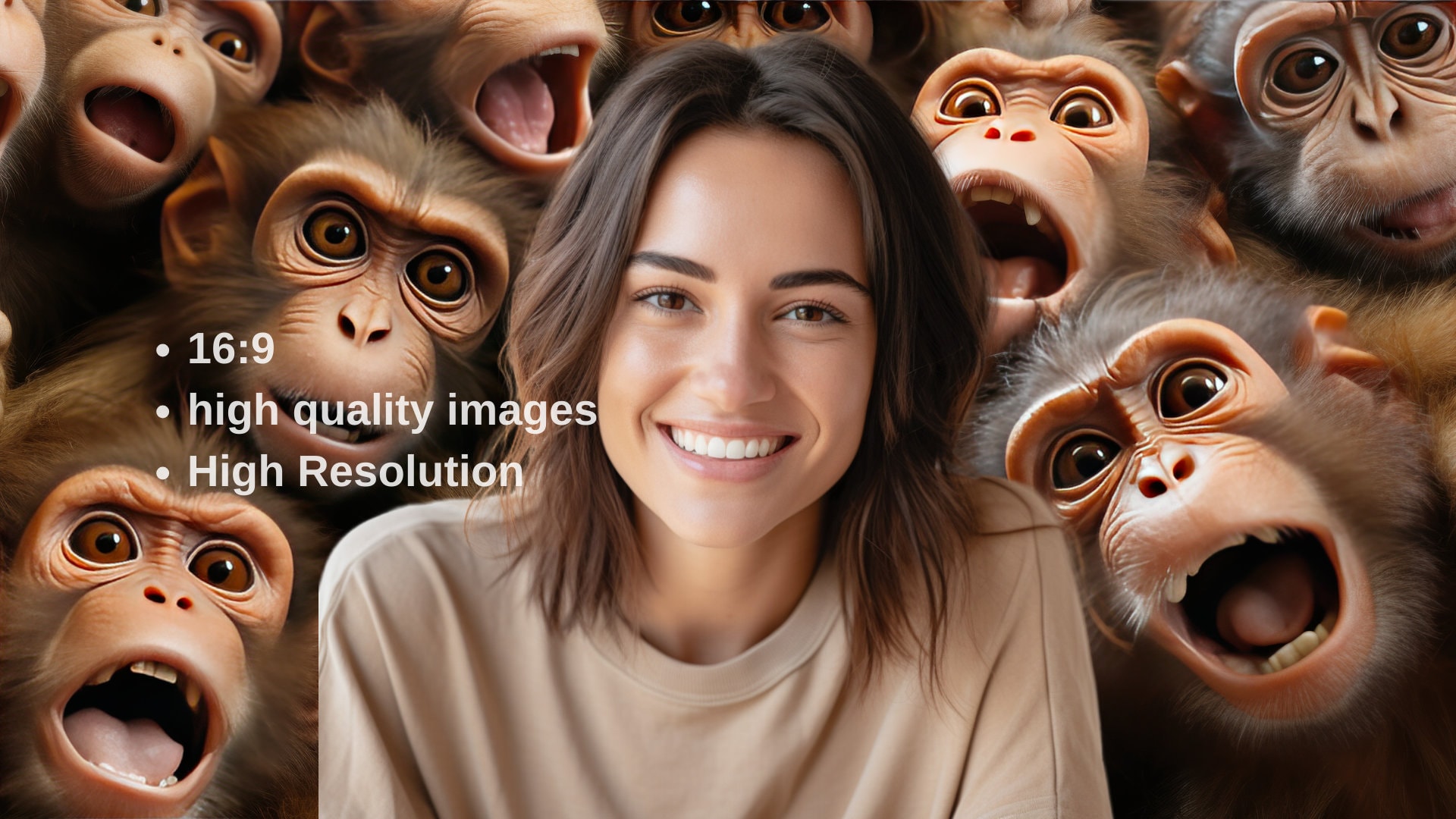 Funny Zoom Background, Monkey Edition, 8 PNG Images in High Quality ...
