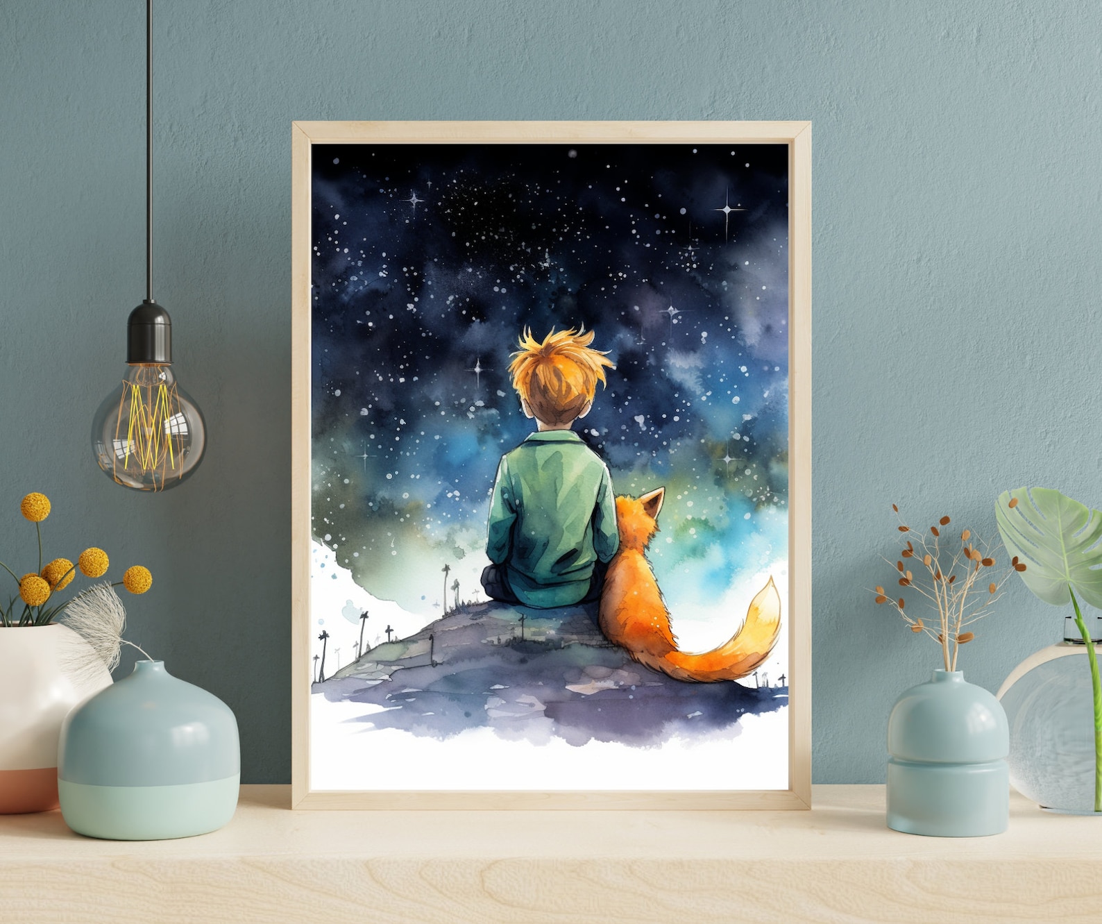 The Little Prince 4k, Digital Art Set, 9 PNG Images in High Quality ...