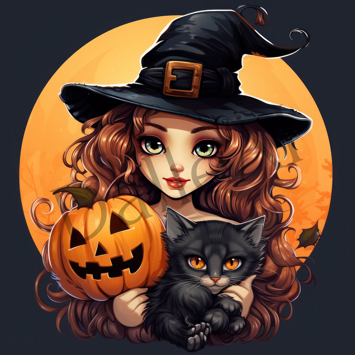 Halloween Witches Clipart 30 PNG Images in High Quality - Etsy