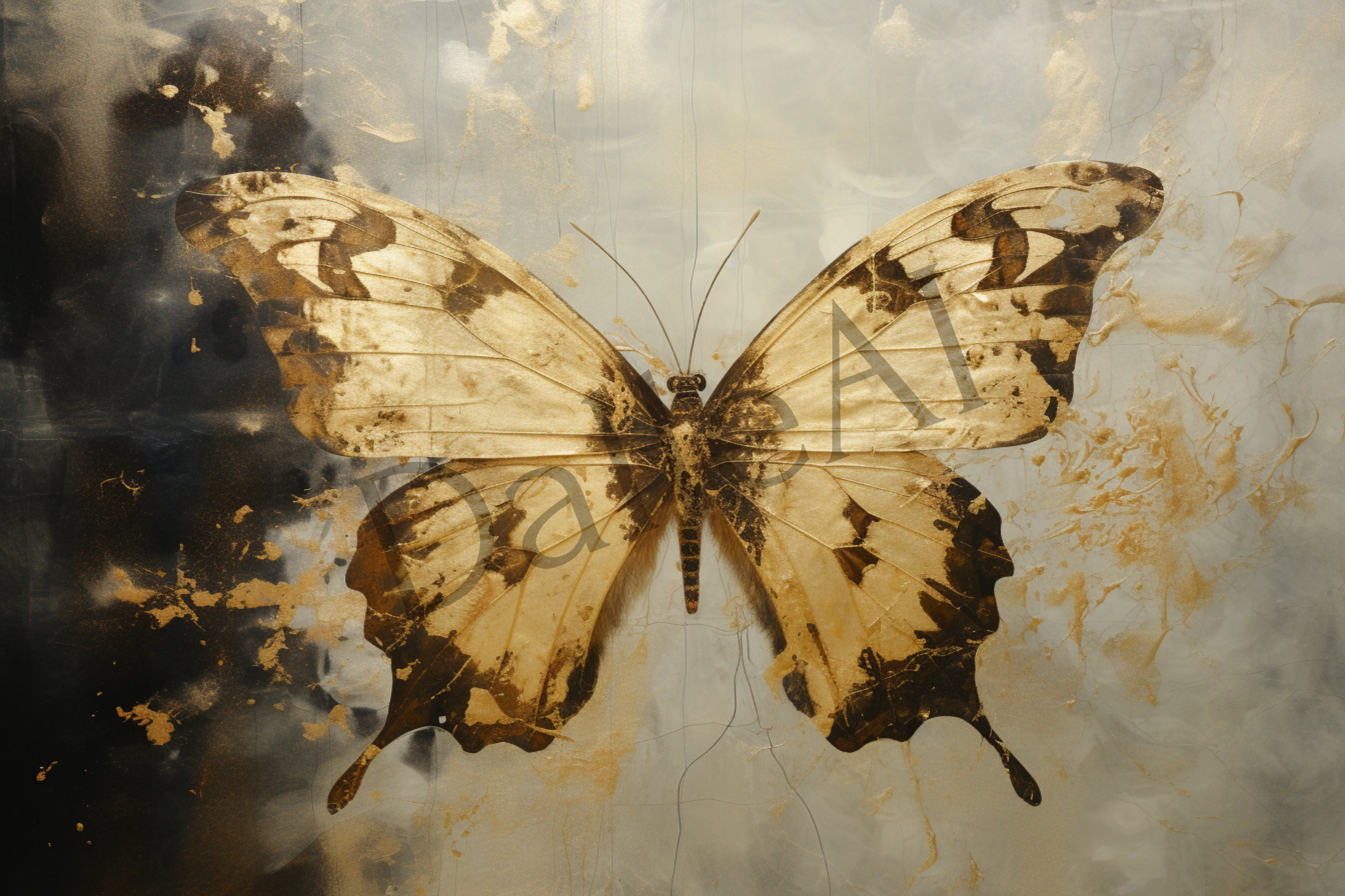 Butterfly Artwork, Set of 10 PNG Images in High Resolution, Digital ...