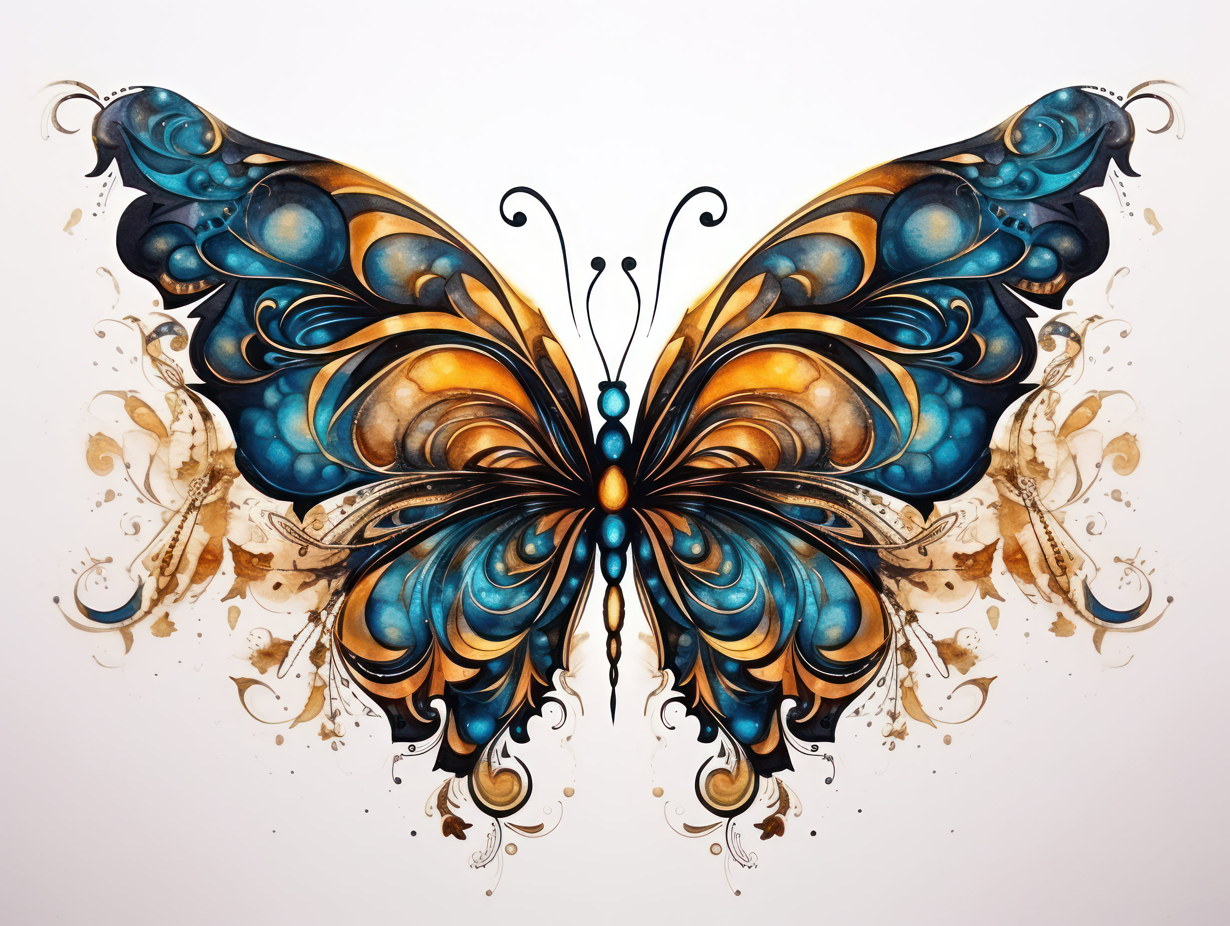 Butterfly Clipart Set of 25 PNG Images in High Resolution - Etsy