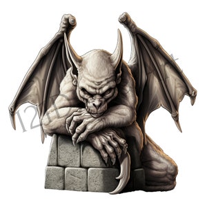 Gargoyle Clipart, Transparent Background, 11 Images in PNG Format ...