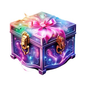 Magic Boxes Clipart, 18 Digital Images in PNG Format for Illustrations ...