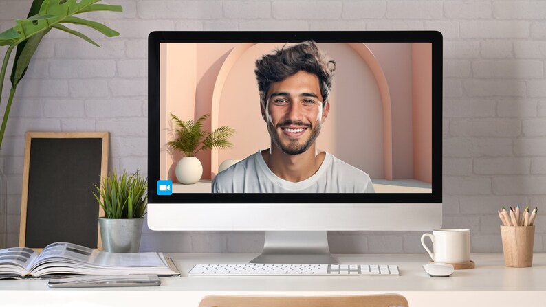 Zoom Background, Abstract Desert Edition, 12 PNG Images in High Quality ...