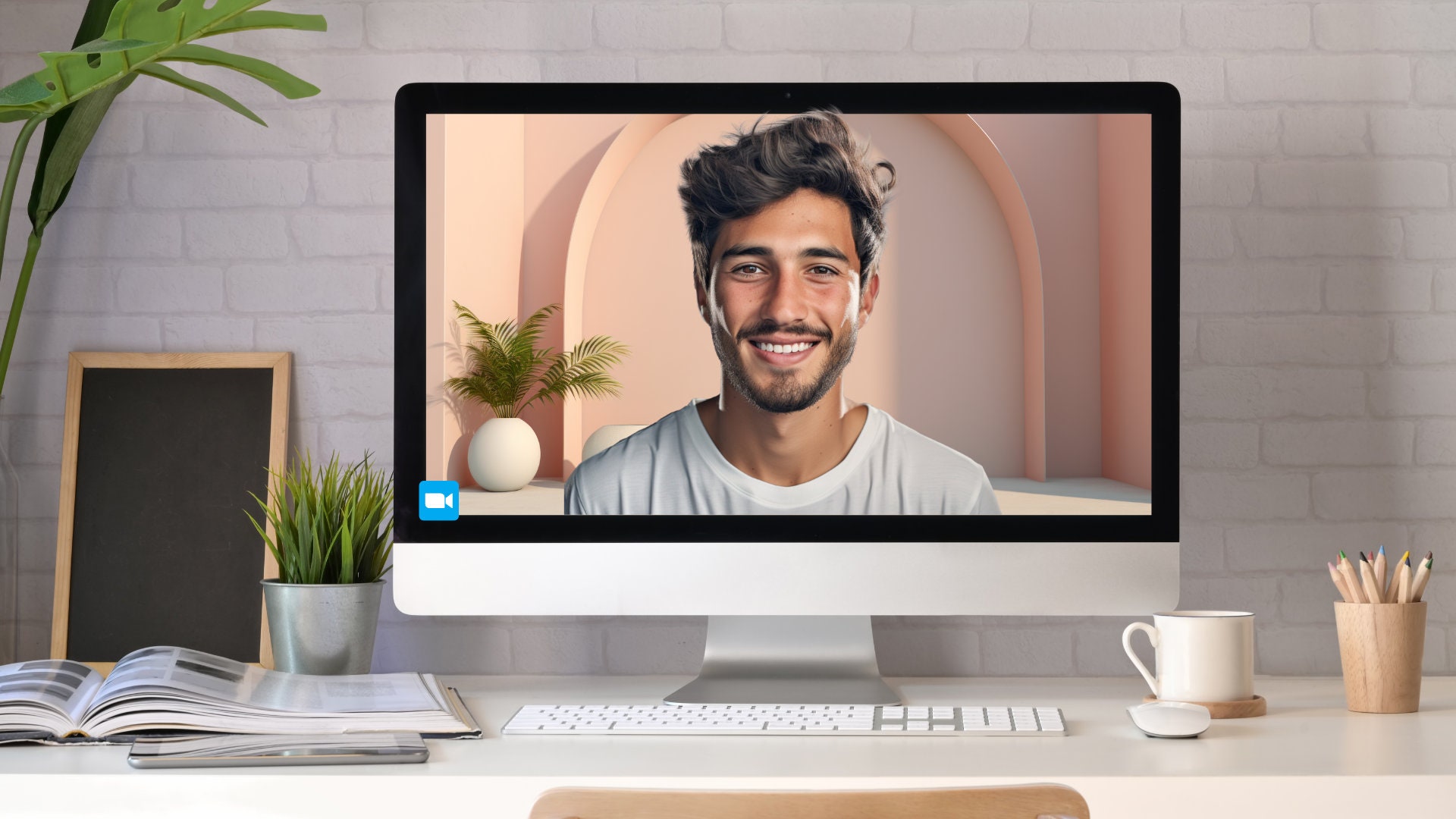 Zoom Background, Abstract Desert Edition, 12 PNG Images in High Quality ...