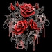 Gothic Roses Clipart, 20 Digital Images in PNG Format for Valentine ...