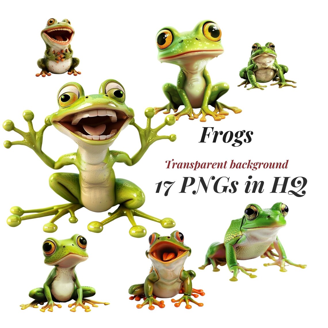 Frogs Clipart, 17 PNG Images With Transparent Background, Toad Clipart ...