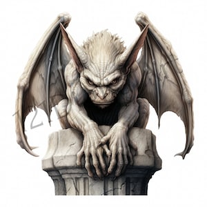 Gargoyle Clipart, Transparent Background, 11 Images in PNG Format ...