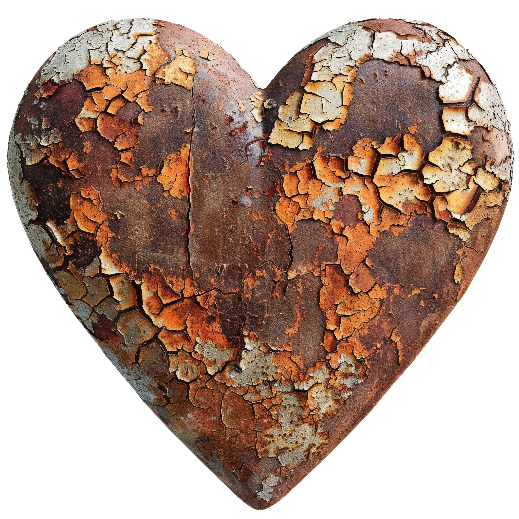 Rusty Heart Clipart, 20 Digital Images in PNG Format for Valentine ...