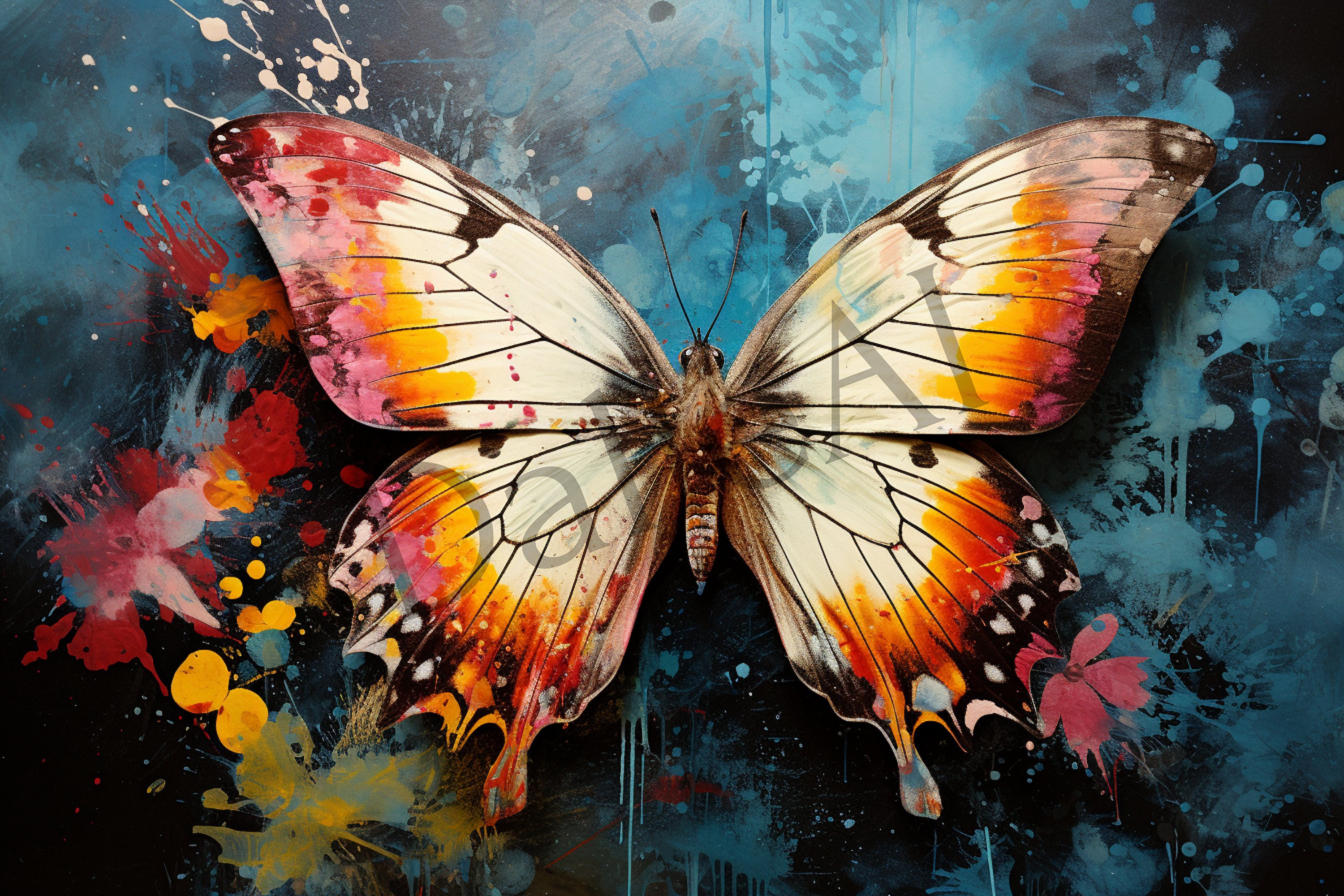 Butterfly Artwork Set of 10 PNG Images in High Resolution - Etsy