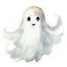 Friendly Ghost Clipart, 16 Digital Images in PNG Format With ...