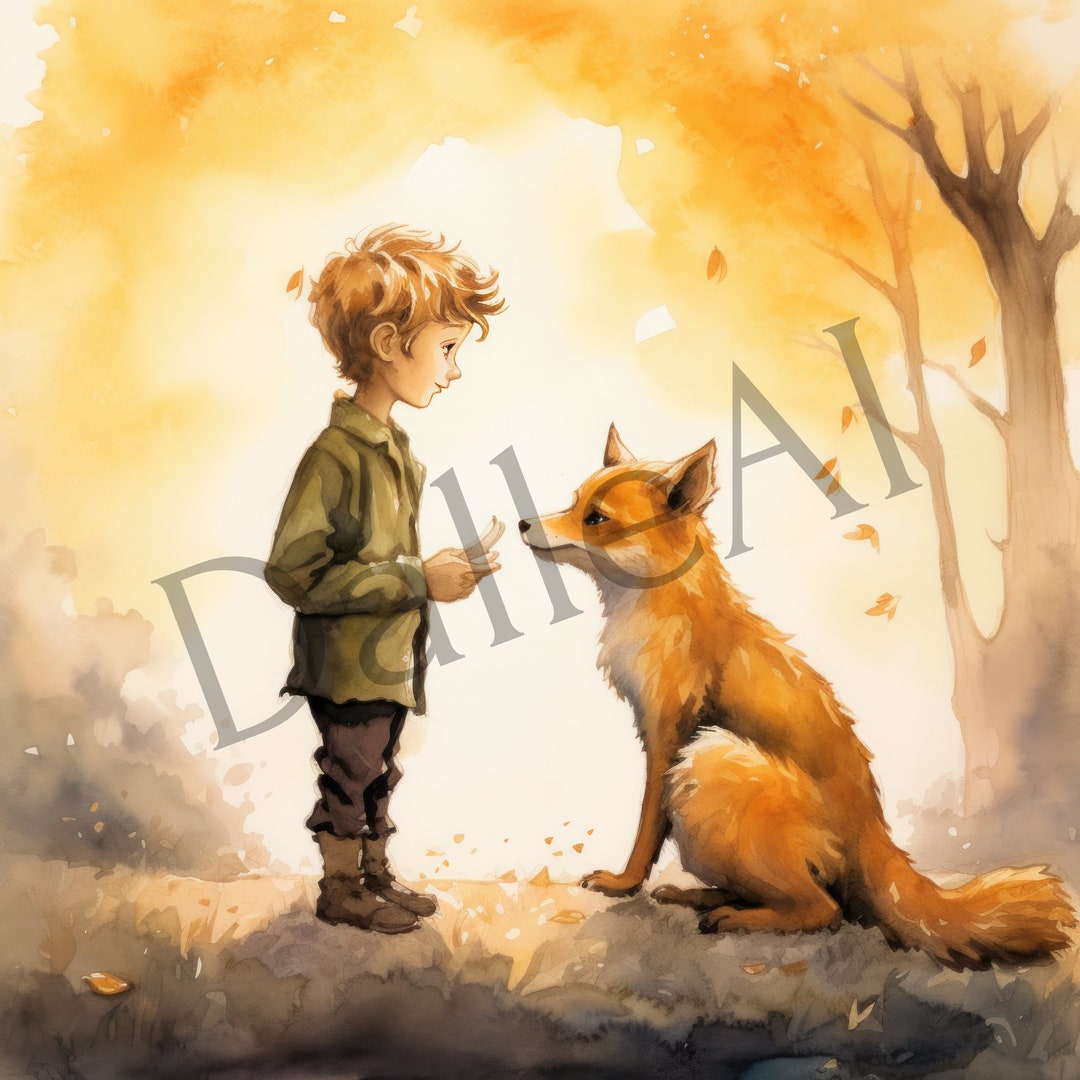 The Little Prince 4k, Digital Art Set, 16 PNG Images in High Quality ...