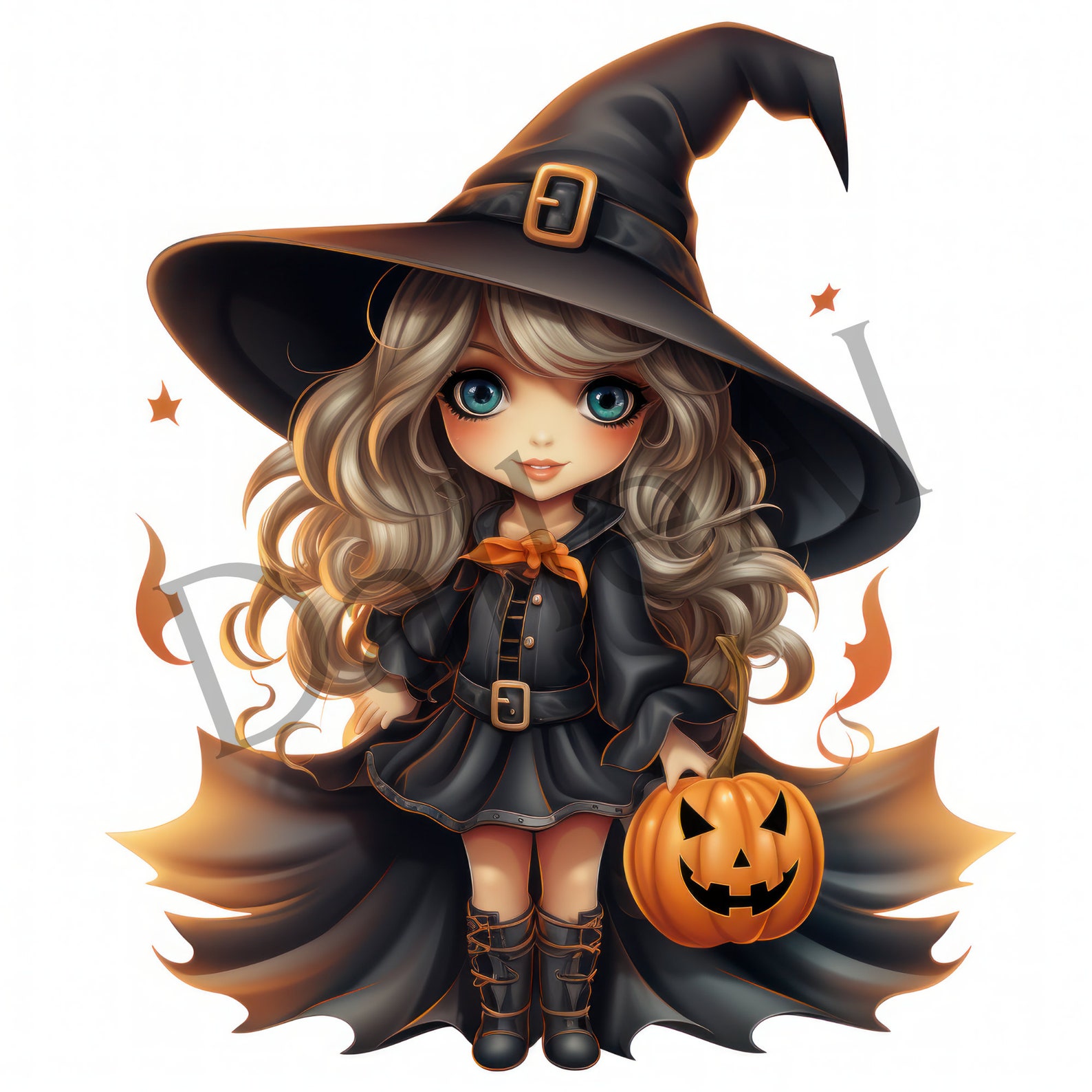 Halloween Witches Clipart 30 PNG Images in High Quality - Etsy