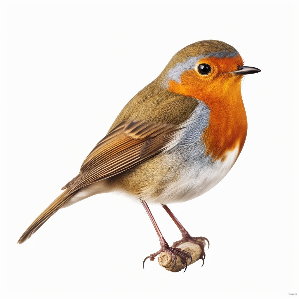 Robin Bird, Digital Download, 11 PNG Images With Transparent Background ...