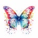 Butterfly Clipart in Watercolor Style, Set of 22 PNG Images, Ready to ...