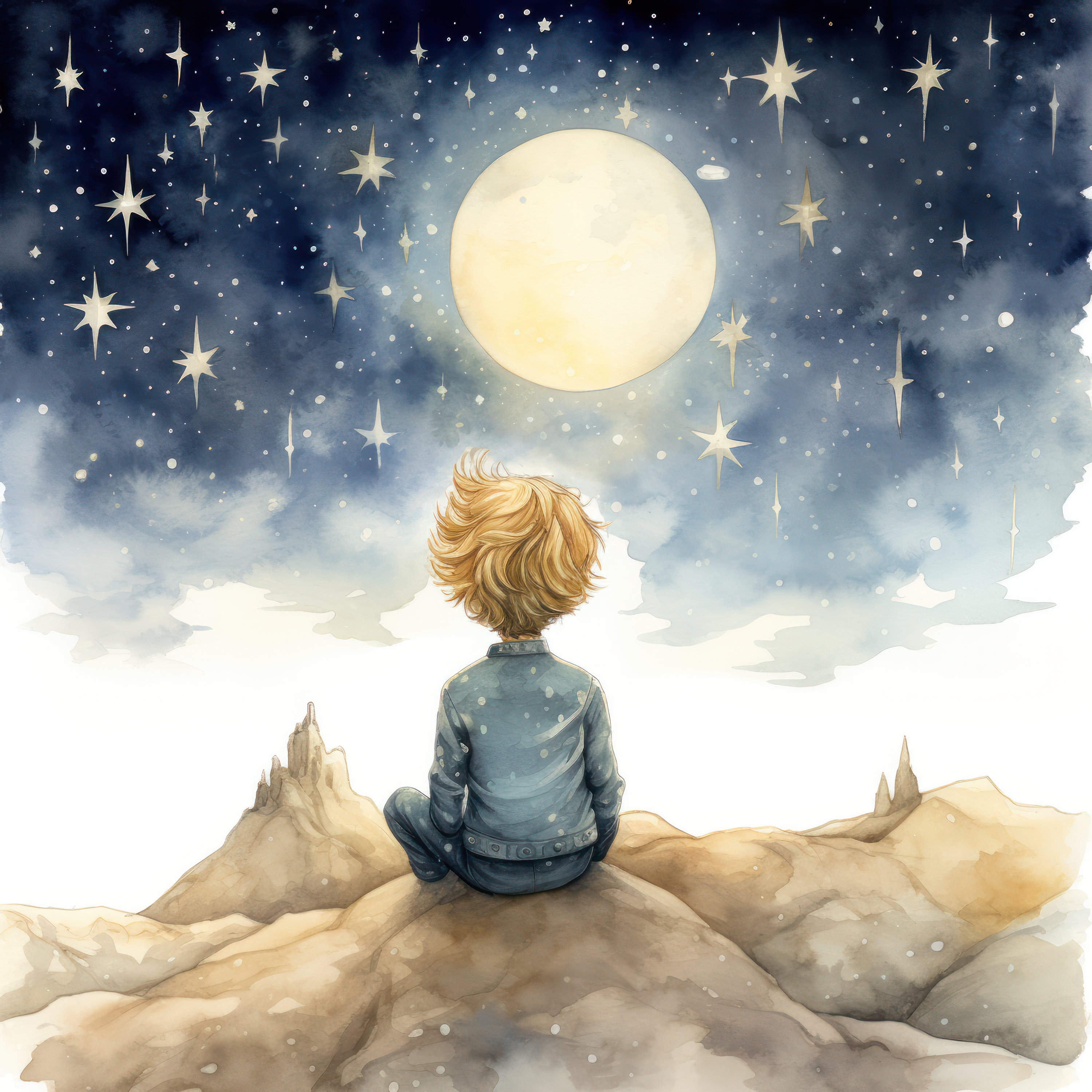 The Little Prince Digital Set in 4K 12 PNG Images High - Etsy