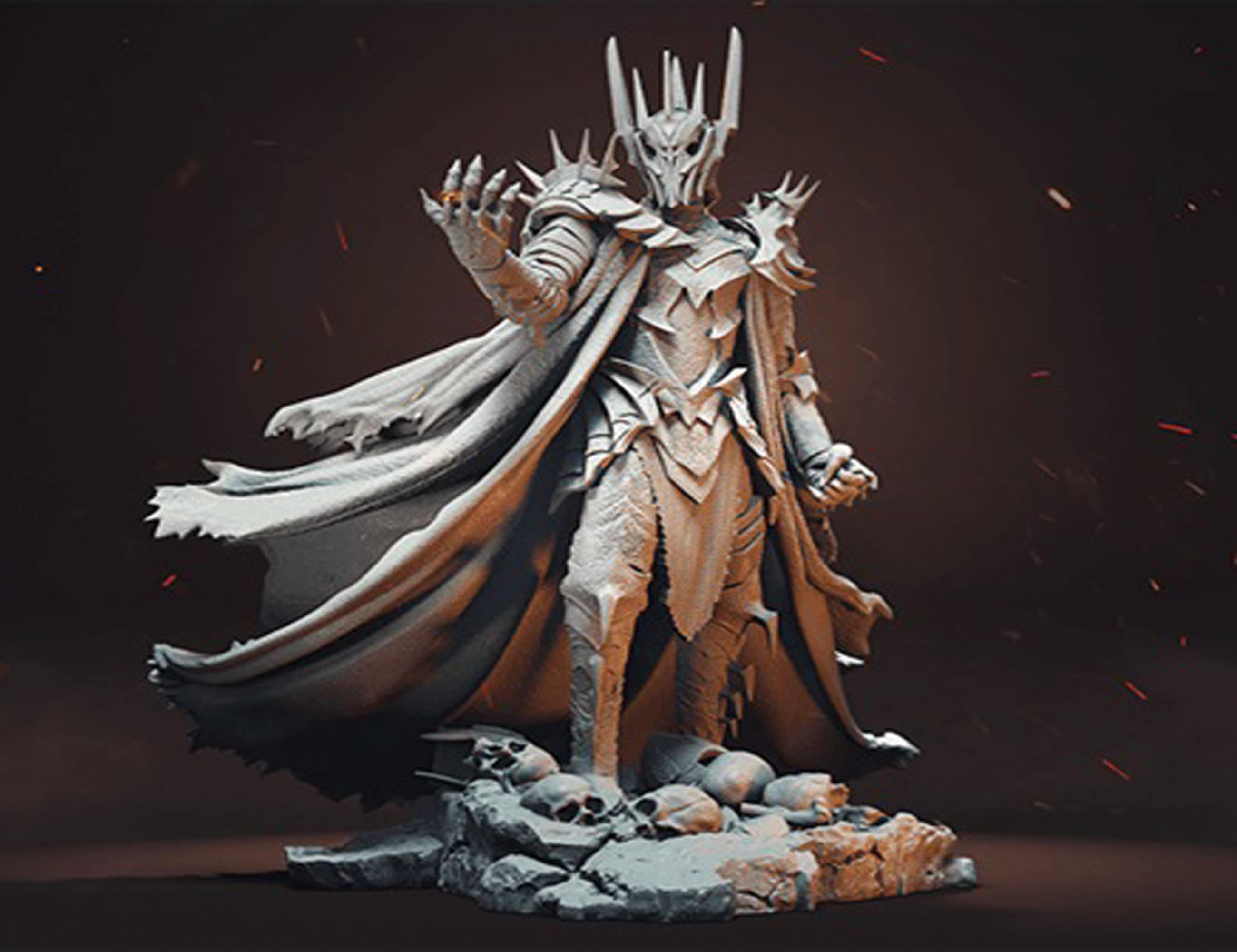 3D The Dark Lord Sauron StL File 3D Printer Files 3D Print File 3D ...