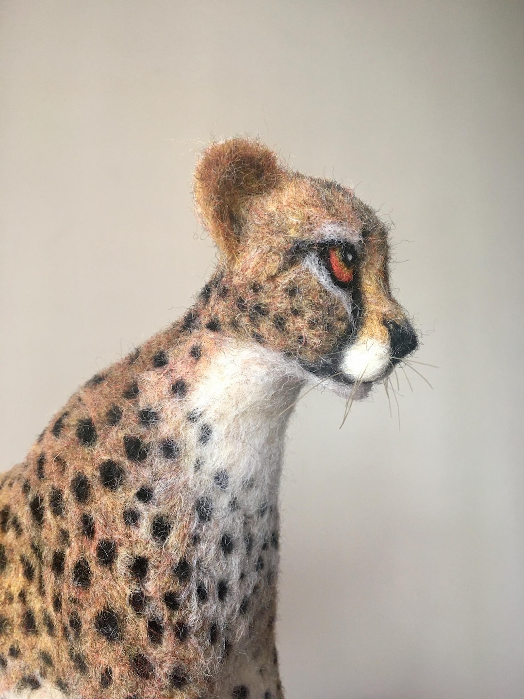 Cheetah Poseable Soft Sculpture / Realistic Wild Cat Faux Taxidermy - Etsy