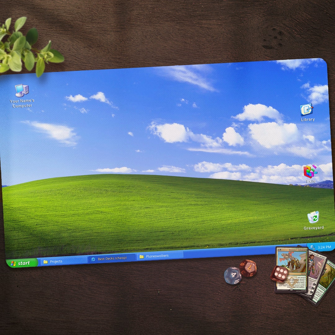 Windows Mtg Playmat: Personalized Tcg Gaming Play Mat, Geeky Desktop ...
