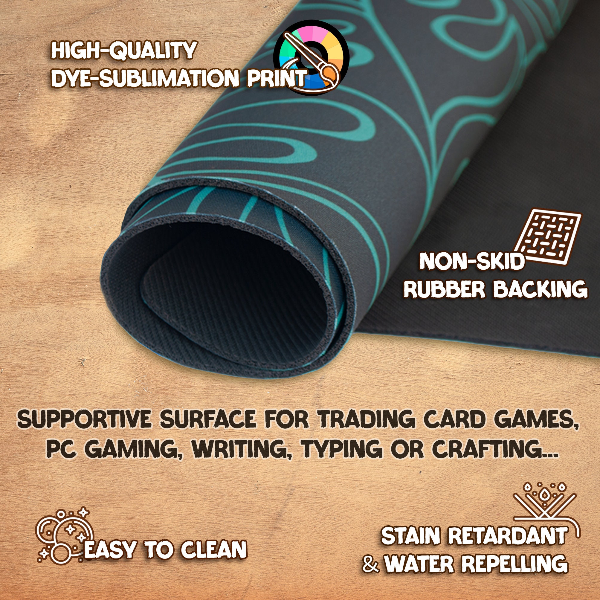 Sauron MTG Playmat, One Ring Magic the Gathering Deskmat With Zones ...