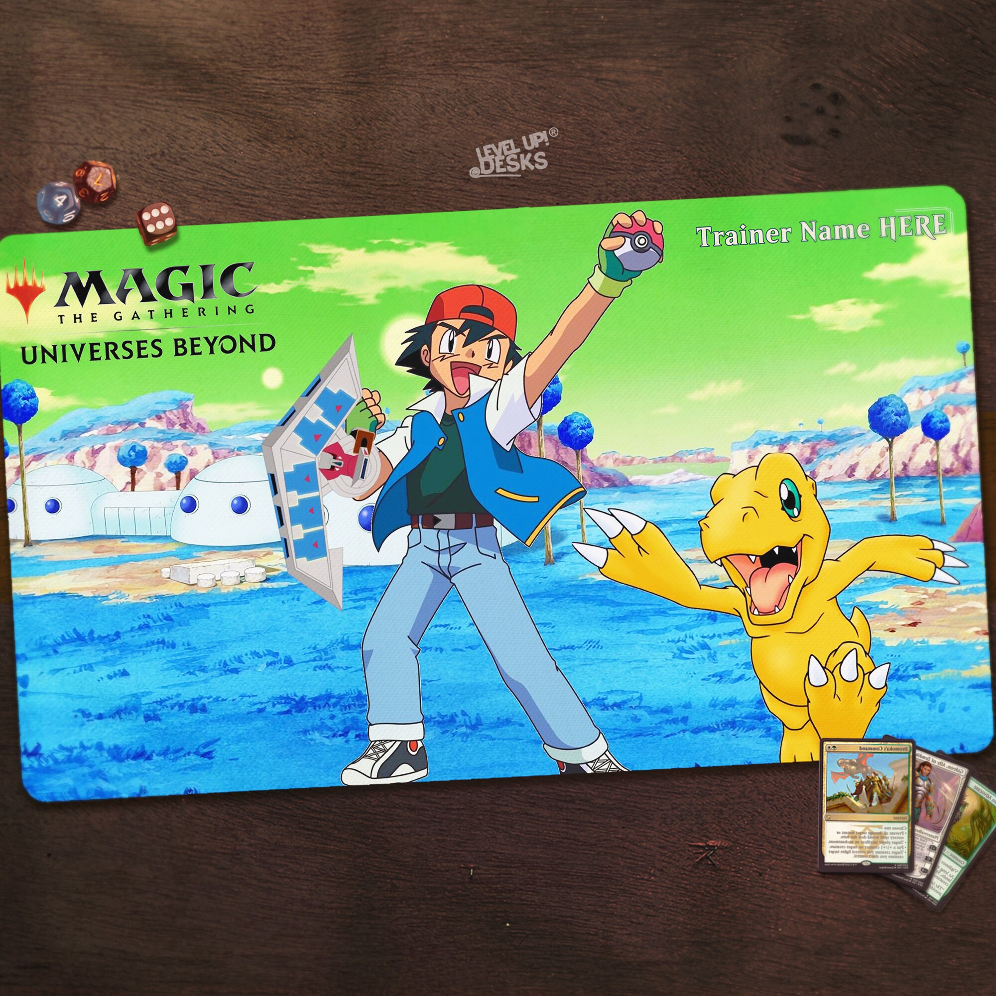 Funny Anime Playmat: Personalized Mtg Play Mat, Pokemon Meme Design ...