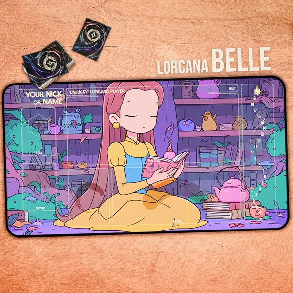 Lorcana Play Mat Belle - Etsy