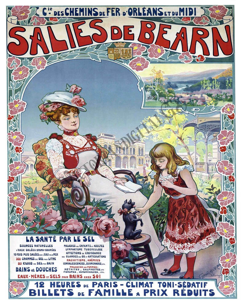 Antique Victorian Advertisement - Poster - Advertising the French ...