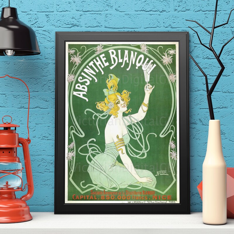 Absinthe Advertisement Print - Etsy