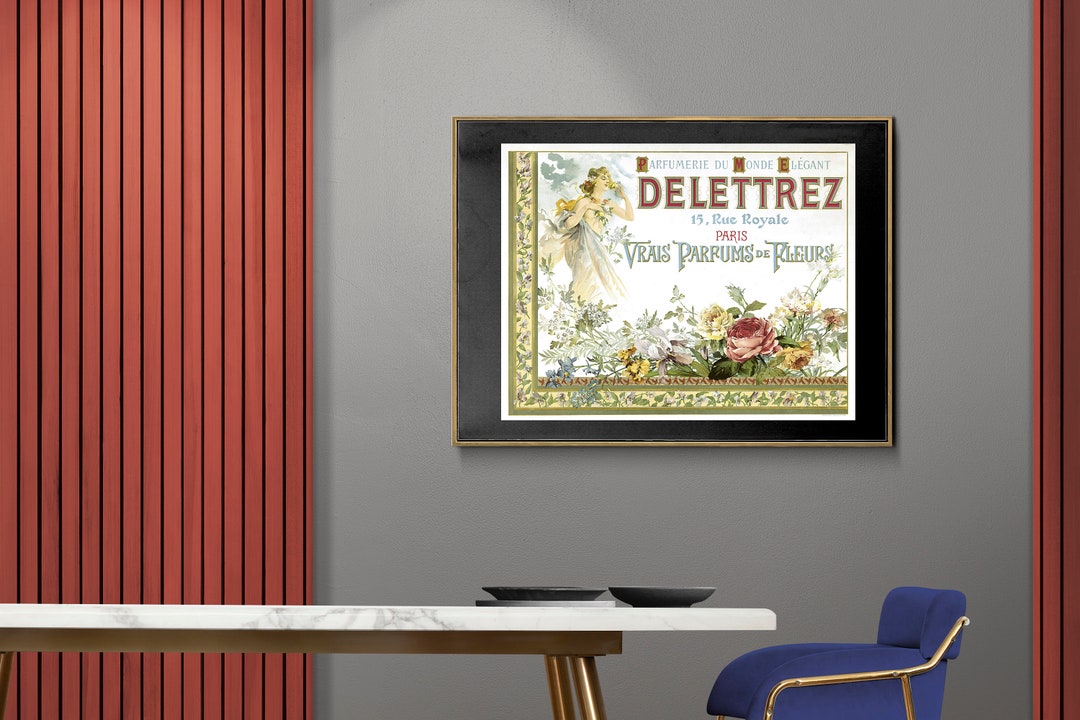 1888 Victorian Advertisement - Victorian Lady With Delettrez's Perfume ...
