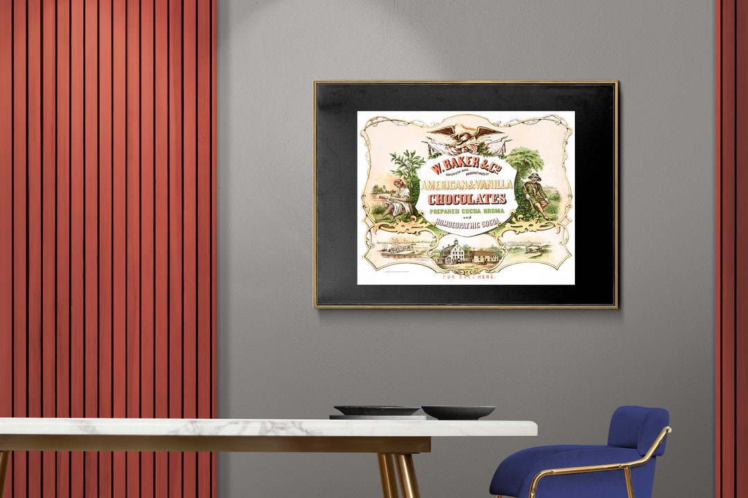 Antique Victorian Advertisement - Baker's Chocolate & Cocoa - Vintage ...