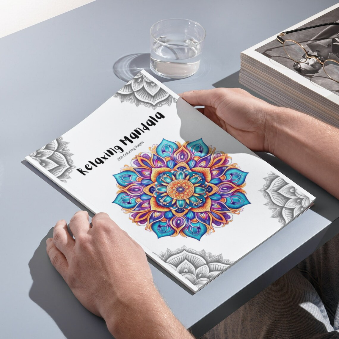 Mandala Coloring Book - 250 Pages Bundle - Relaxing Mandala Coloring ...