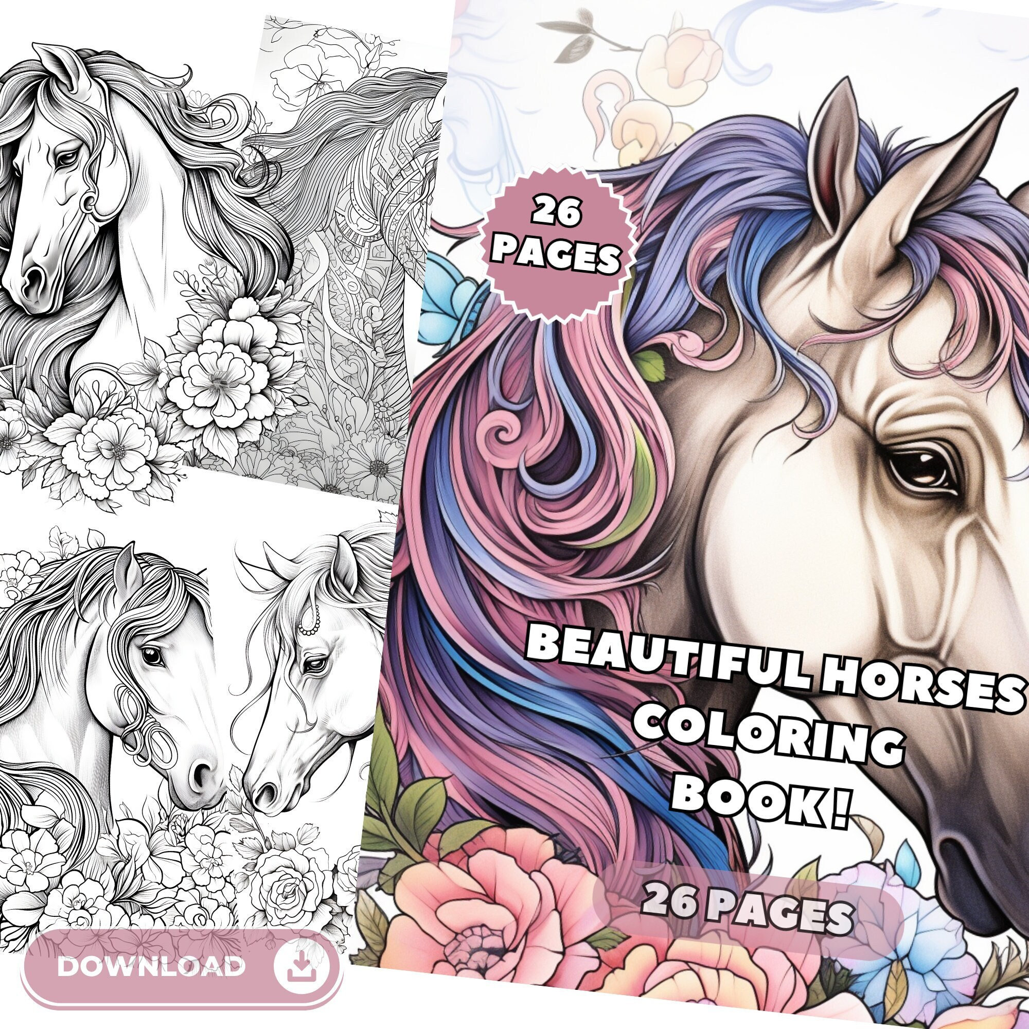 Mindfulness Exercise Art Therapy Sheets Relaxing Adult Coloring Book 26 ...