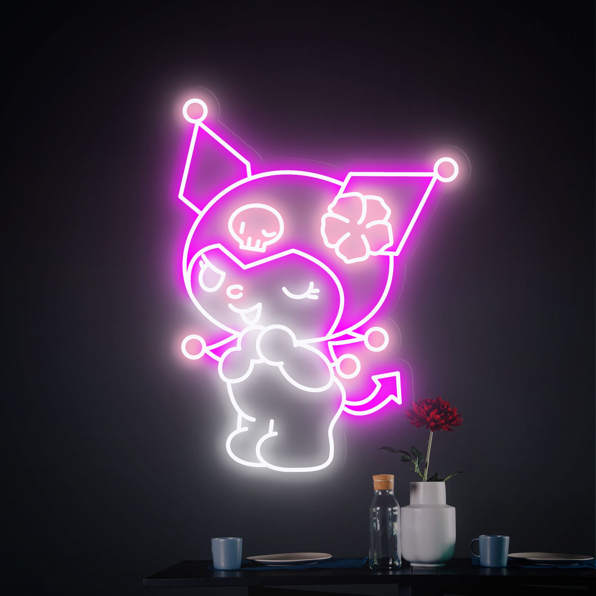 Kuromi Neon Sign Anime Kuromi Led Neon Sign for Kids Room - Etsy UK