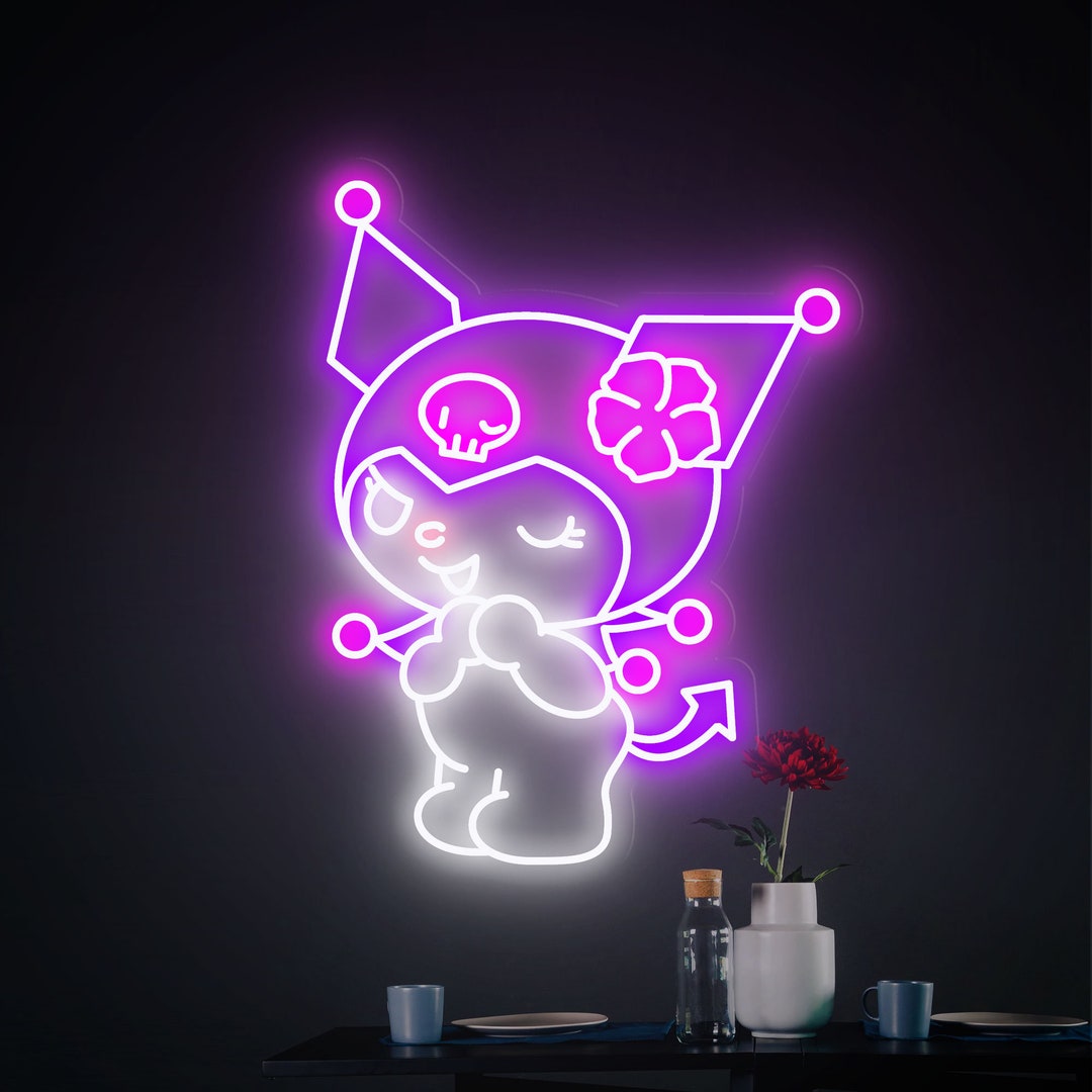 Buy Kuromi Neon Sign Anime Kuromi Led Neon Sign for Kids Room Online in ...